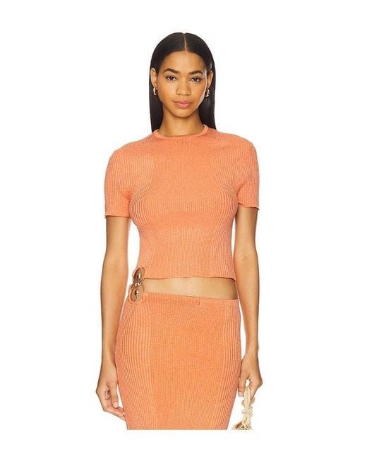 OSIS STUDIO Kelly Top in Orange | Lyst