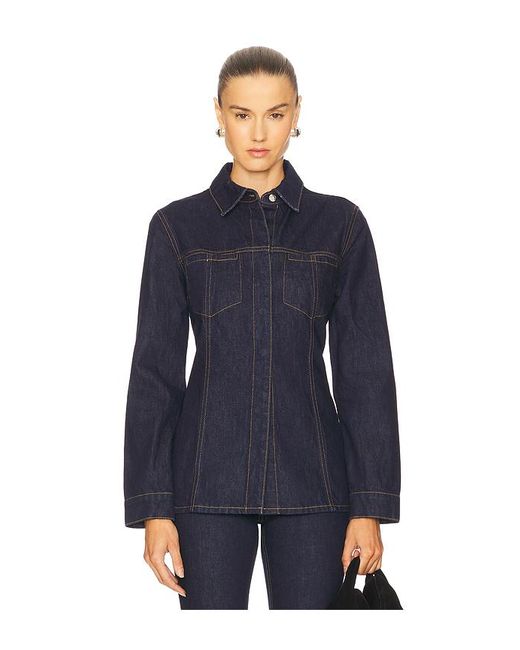 GRLFRND Drew Jacket in Blue | Lyst UK