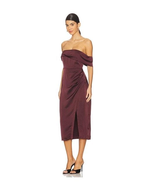 Astr Gwyneria Dress in Red | Lyst