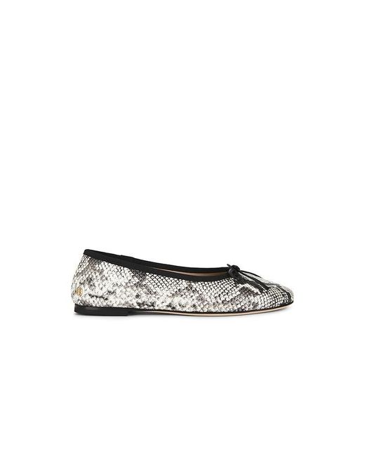 Anine Bing Jamie Flat in White | Lyst