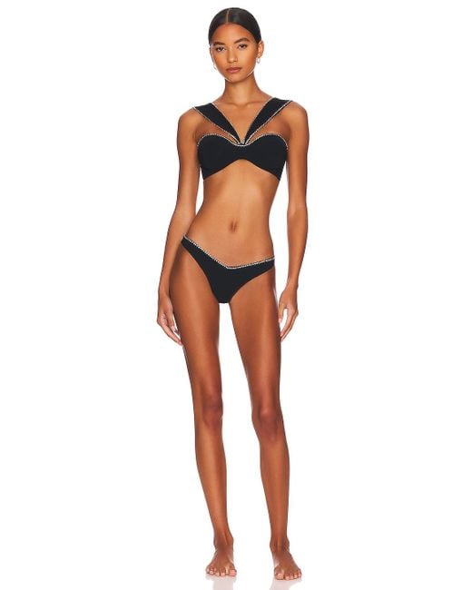 Larevêche Synthetic Zafira Bikini Set In Black Lyst