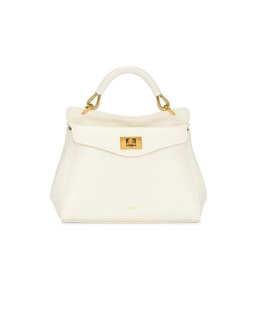 JW PEI Lucia Classic Top Handle Bag in White | Lyst