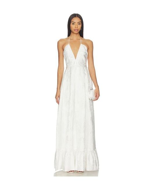 Katie May Isola Gown in White | Lyst UK