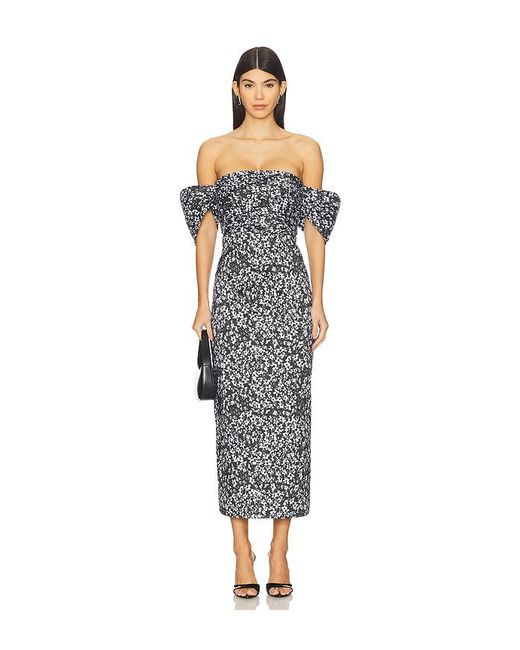 Kika Vargas Adele Dress in Blue | Lyst UK
