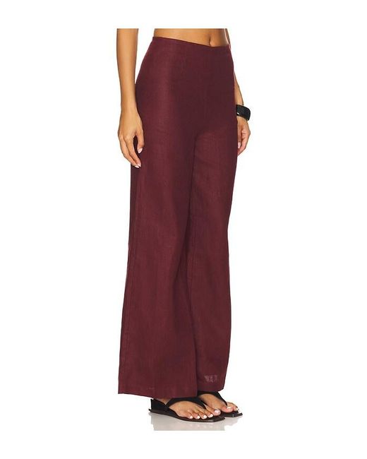 Faithfull the Brand Syna Pant in Red | Lyst UK