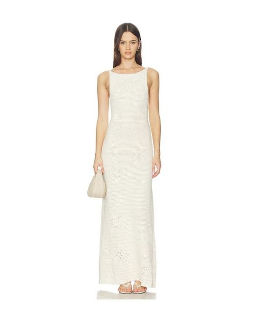 ROAME. Isadora Maxi Dress in White | Lyst UK