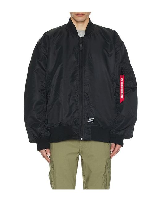 Alpha Industries Ma-1 Blood Chit Flight Jacket Gen Ii in Blue for Men ...