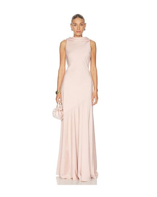 Lovers + Friends Sydney Gown in Natural | Lyst UK