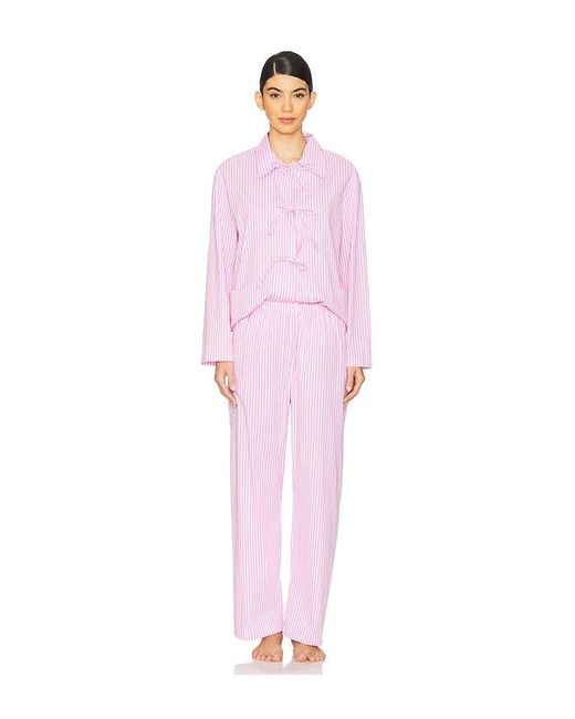 Sleeper Lycra Pajama Set in Pink | Lyst