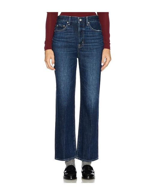 Pistola Petite Cassie High Rise Wide Leg in Blue | Lyst