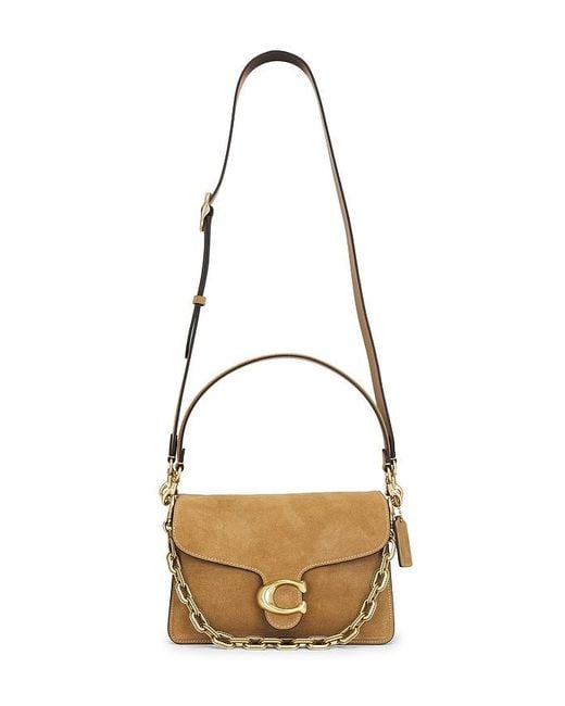 COACH Suede Chain Tabby Shoulder Bag | Lyst