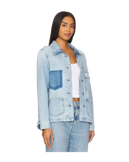 FRAME Chore Jacket in Blue | Lyst
