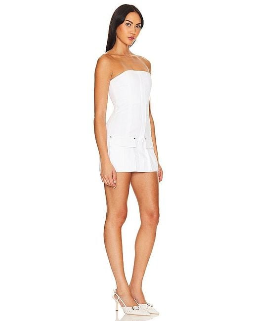 Camila Coelho Wynwood Mini Dress in White | Lyst