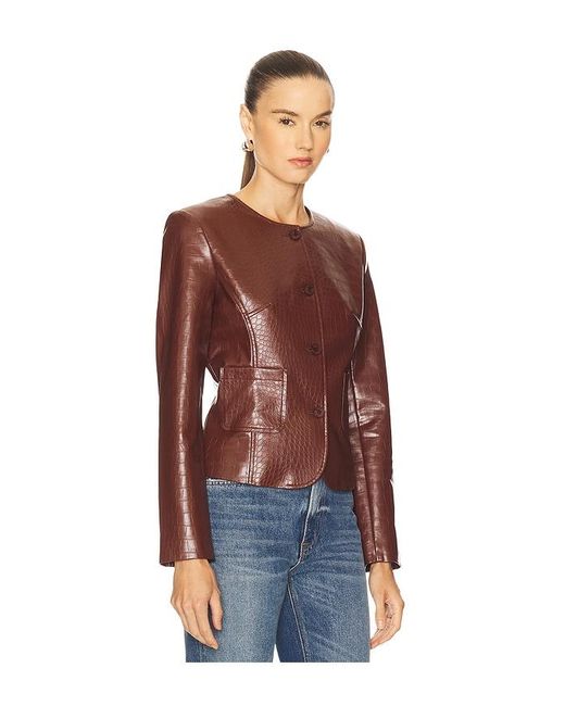 Lamarque Agnes Jacket in Red | Lyst UK