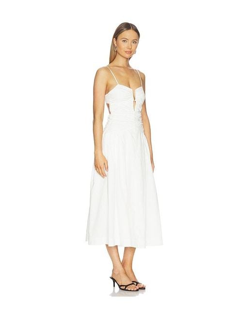 Nia Sawtelle Dress in White | Lyst