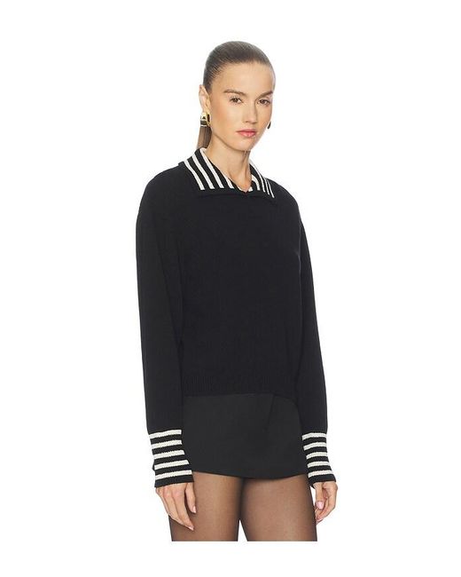 FRAME The Sailor Pull Over in Black | Lyst UK