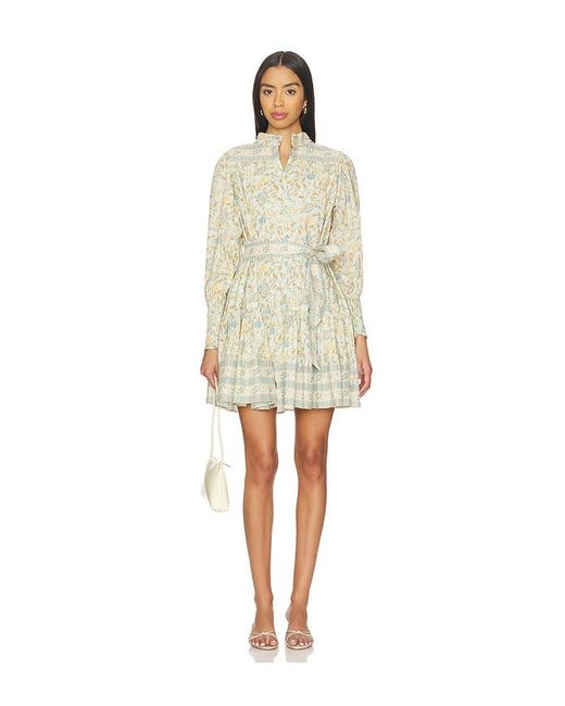 Cleobella Karli Mini Dress in Natural | Lyst UK