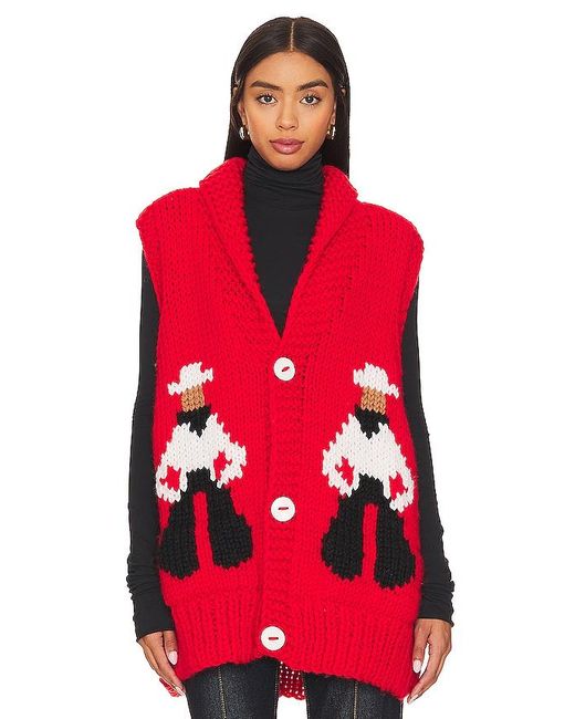 GOGO Sweaters Cowboy Swing Vest in Red | Lyst
