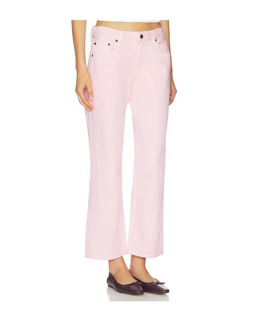 Citizens of Humanity Faye Vintage Straight Jeans in Pink | Lyst