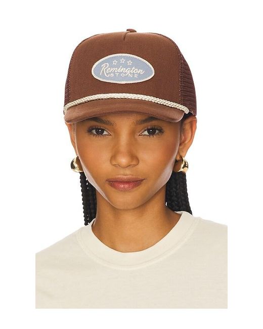 Remington Stone Star Trucker Hat in Brown | Lyst