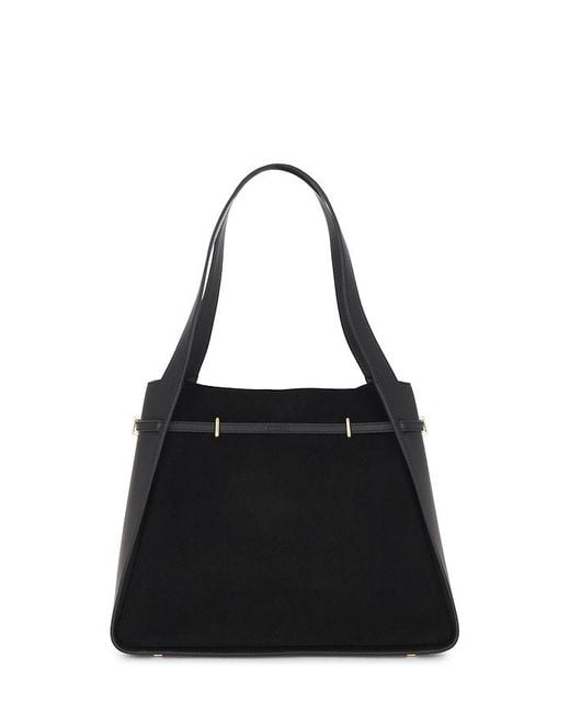Jonathan Simkhai Cleo Suede Tote Bag in Black | Lyst UK