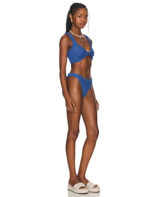 Hunza G Juno Bikini Set in Orange | Lyst Hunza G Juno Bikini Set in Orange | Lyst