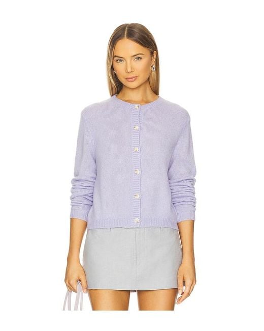 Lisa Yang Felicia Cardigan in Purple | Lyst UK