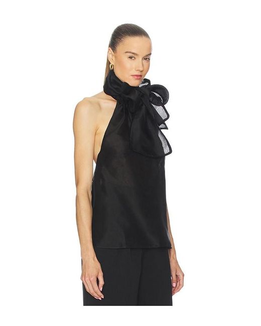 retroféte Indira Top in Black | Lyst UK