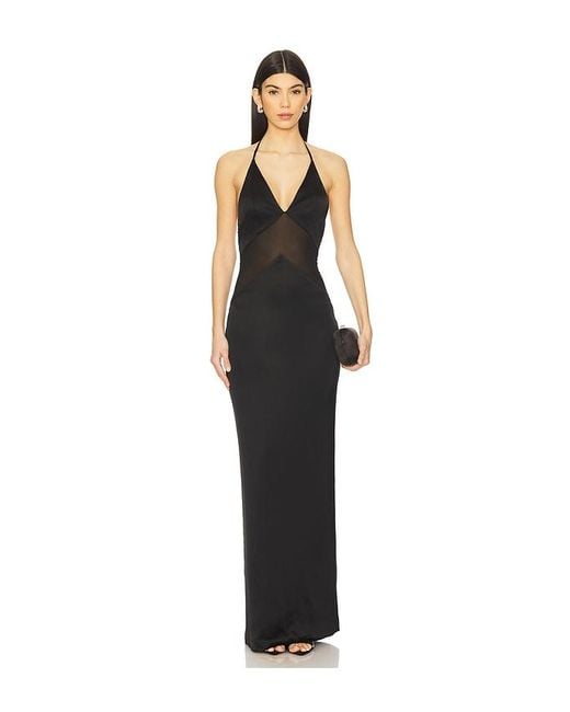 Michael Costello X Revolve Adelajda Gown in Black | Lyst