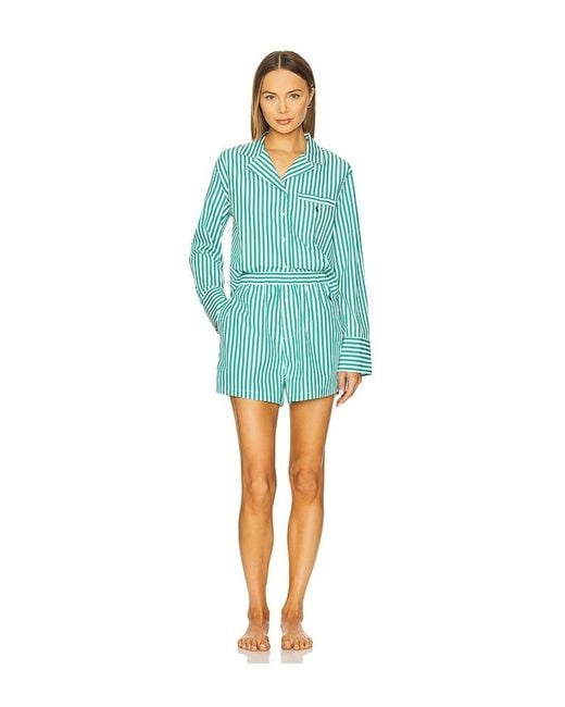 Polo Ralph Lauren Intimates Crop & Boxer Pj Set in Blue | Lyst