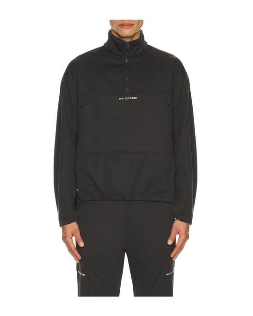White/space Quarter Zip Softshell Top in Black for Men | Lyst UK