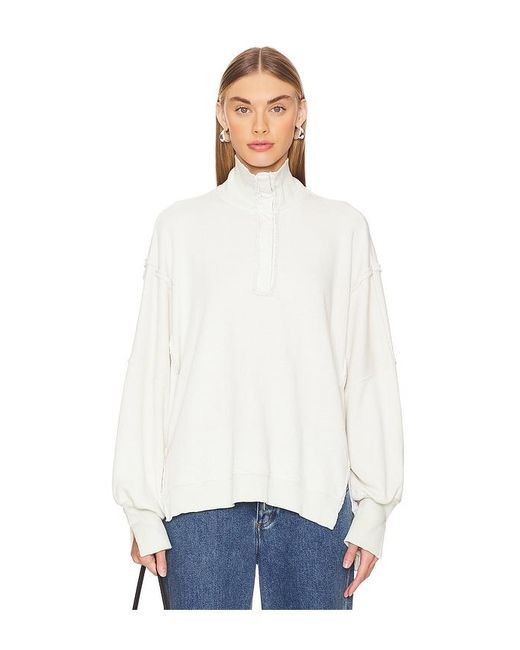 Free People X We The Free Camden Henley in White | Lyst
