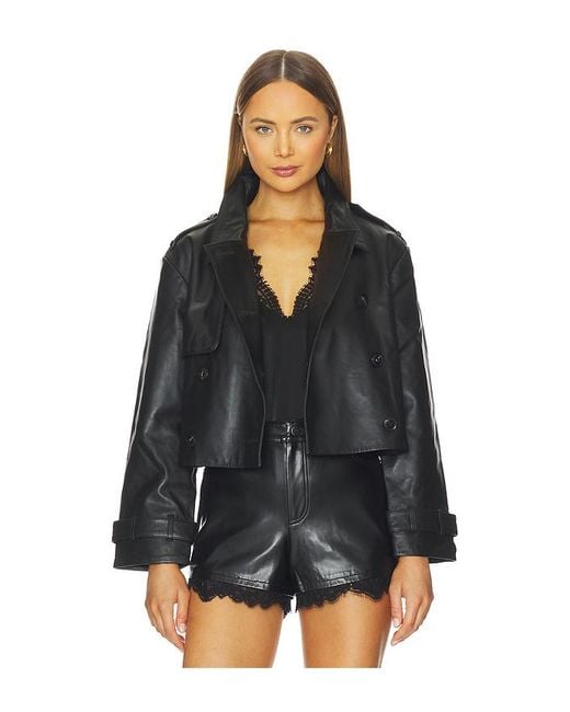 Cami NYC Saskia Genuine Leather Jacket in Black | Lyst UK