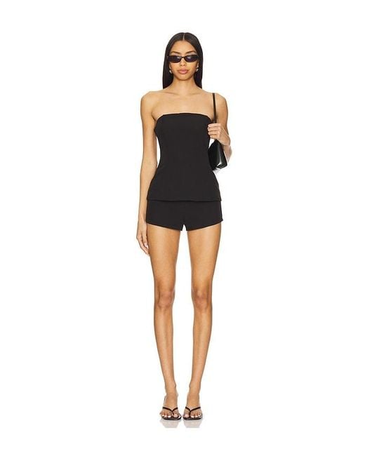 superdown Daija Short Set in Black | Lyst