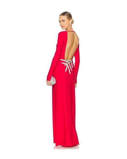 Nue Studio Sabrine Dress in Red | Lyst
