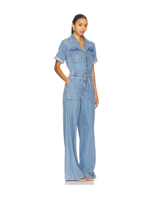 PAIGE Rumi Jumpsuit in Blue | Lyst UK