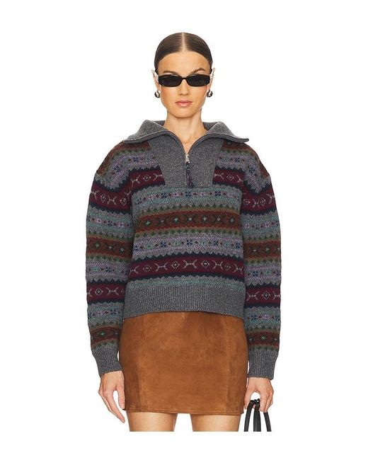 Polo Ralph Lauren Wool Fairsle Pullover in Blue | Lyst