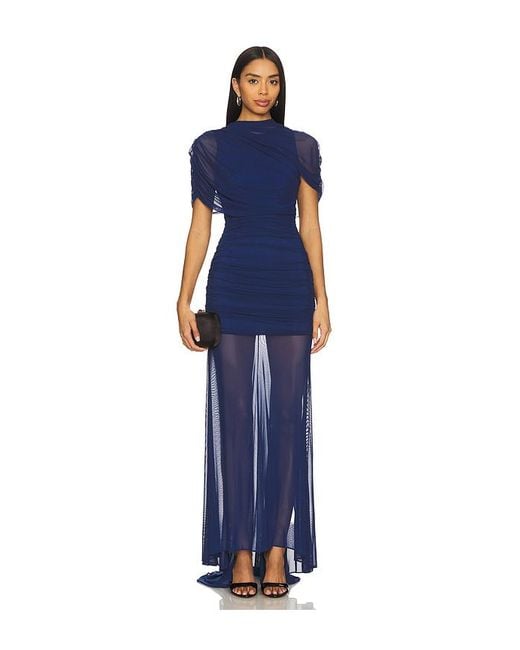 Amanda Uprichard Evianna Gown in Blue | Lyst UK