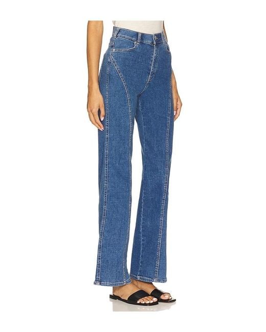Dr. Denim Moxy Straight Curve Cut in Blue | Lyst