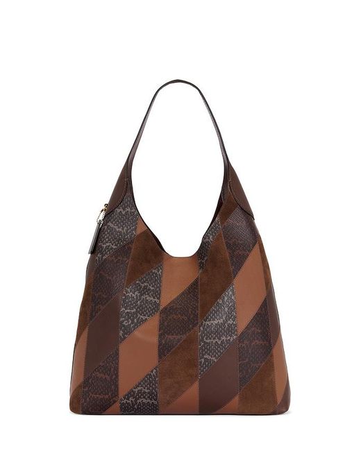 COACH Patchwork Brooklyn 39 Shoulder Bag in Brown | Lyst