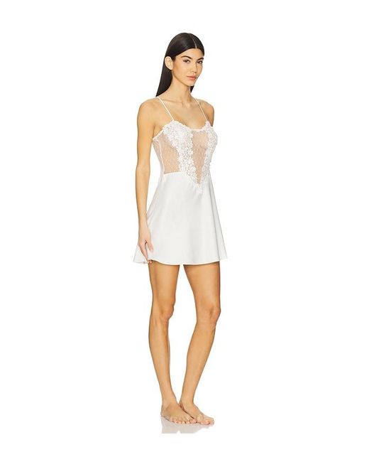 Flora Nikrooz Showstopper Chemise in White | Lyst