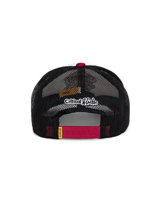 Critical Slide Bondi Mesh Trucker Hat in Red for Men | Lyst