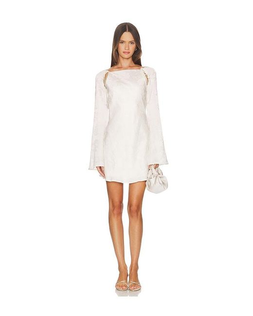 Stone Cold Fox X Revolve Gracie Jacquard Mini Dress in White | Lyst