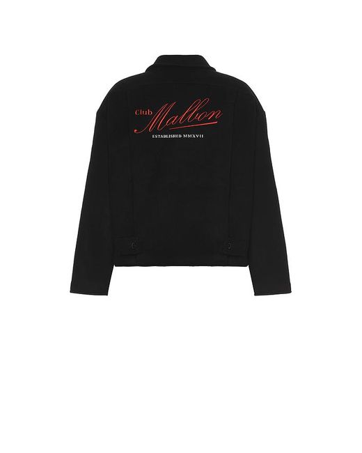 Malbon Golf Members Wool Jacket in Black for Men | Lyst UK