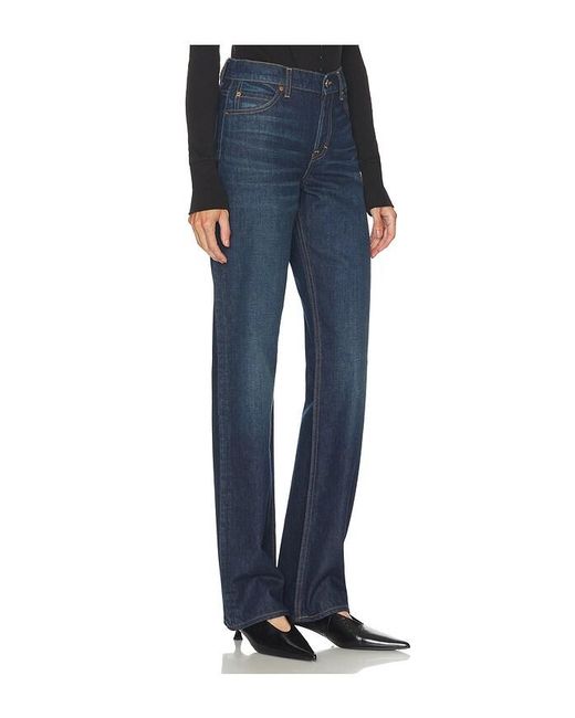 GRLFRND Graham Low Rise in Blue | Lyst UK