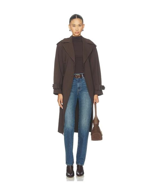 Susana Monaco Double Knit Trench Coat | Lyst UK
