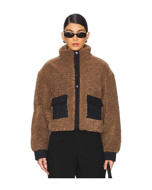 PAIGE Locklin Jacket in Brown | Lyst