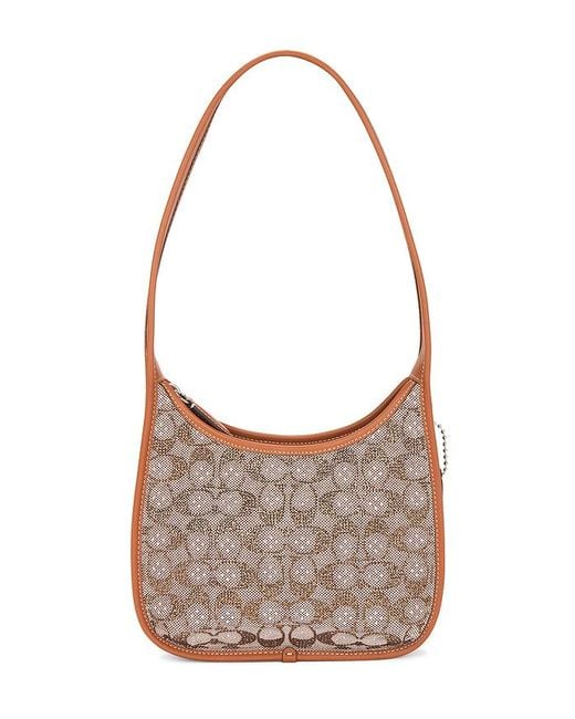 COACH Originals Curve Zip Bag in Brown | Lyst UK