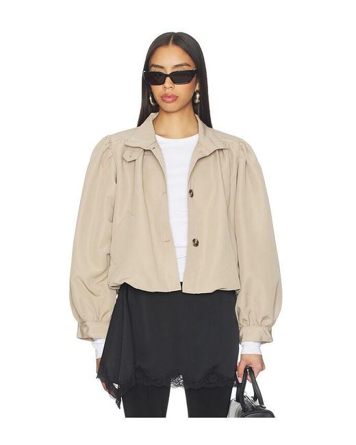Steve Madden Deedee Jacket in Natural | Lyst UK