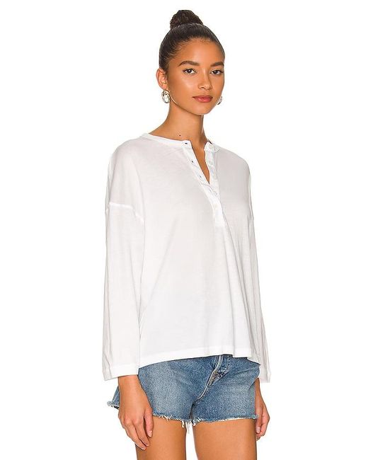 The Great Shrunken Henley in White | Lyst